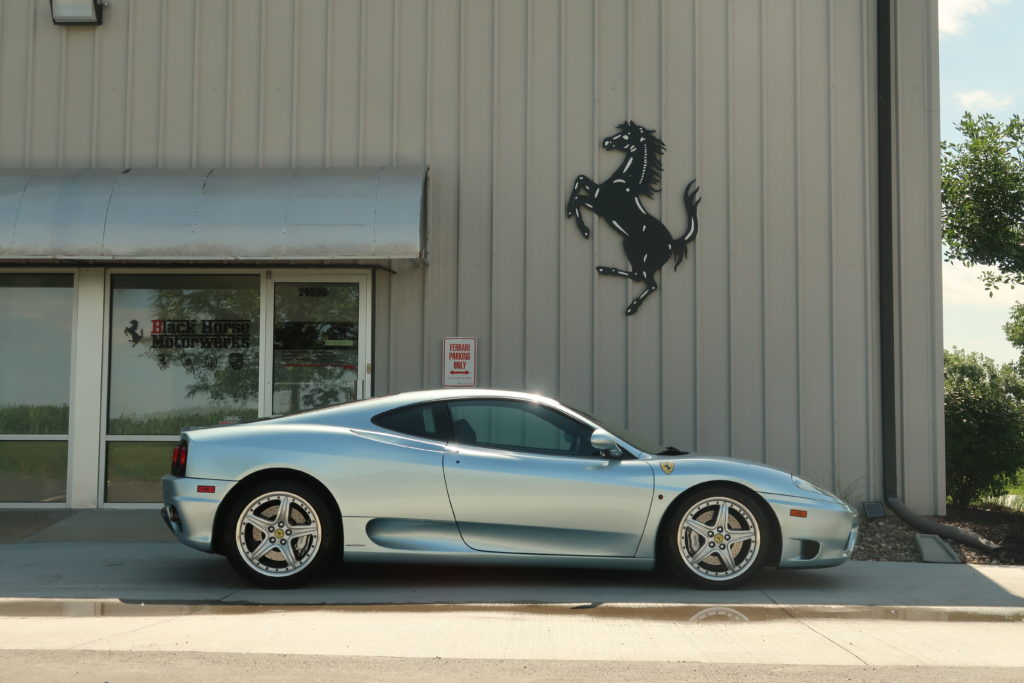 Ferrari 360 Annual Fluids — Black Horse Motorwerks